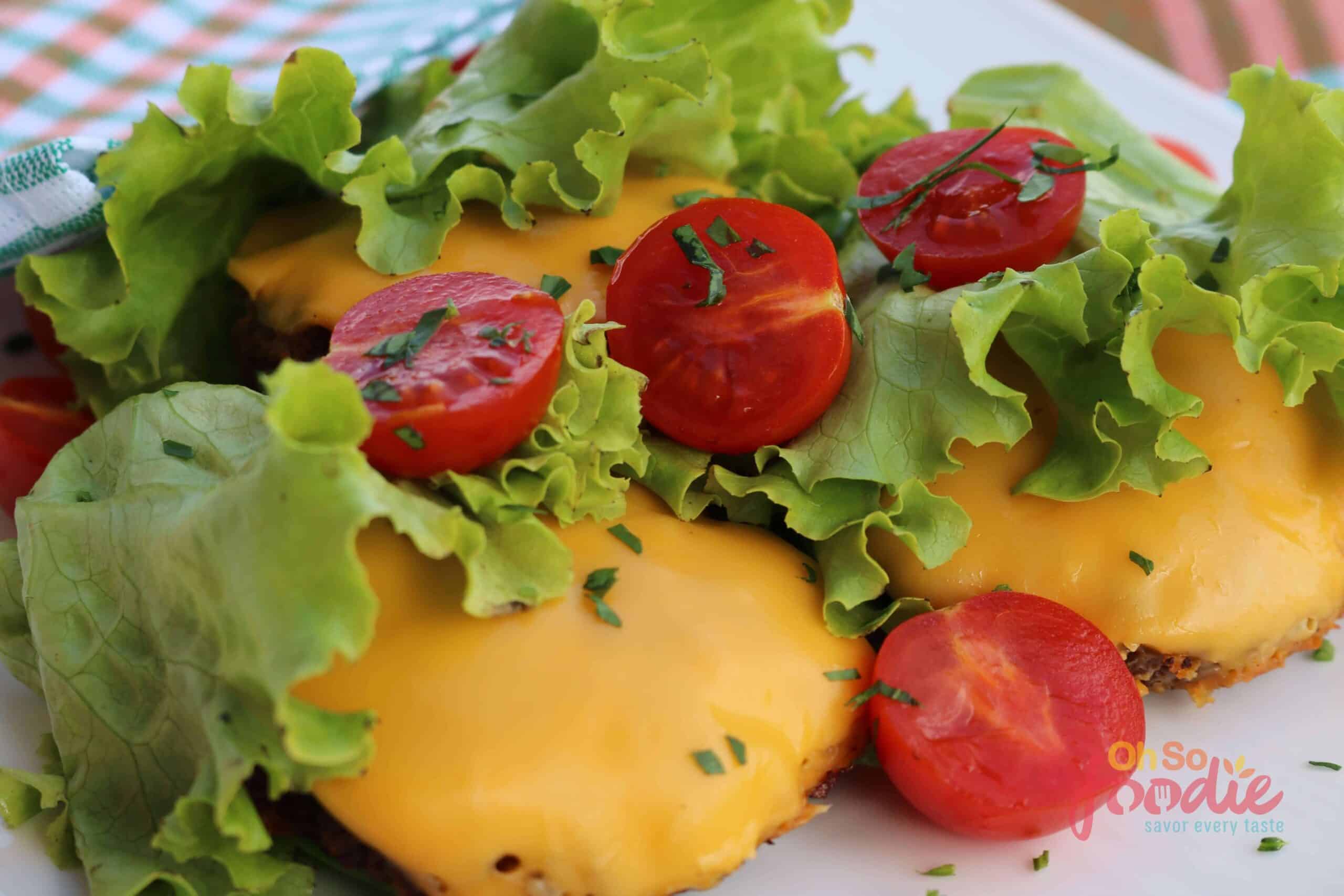 Best Low Carb Keto Bunless Burger Recipe - Oh So Foodie