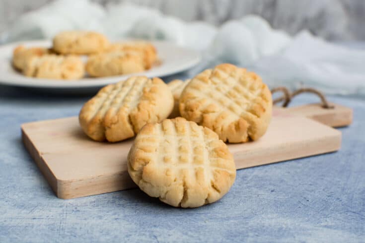 Keto Butter Cookies (Just 4 Ingredients!) - Oh So Foodie