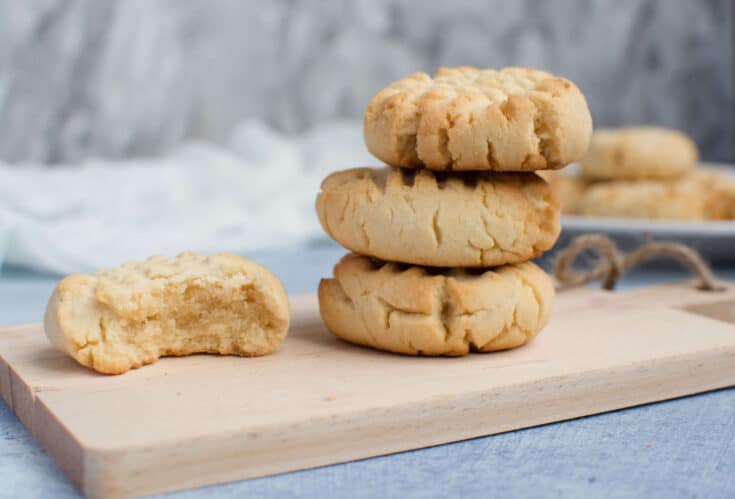 Keto Butter Cookies (Just 4 Ingredients!) - Oh So Foodie