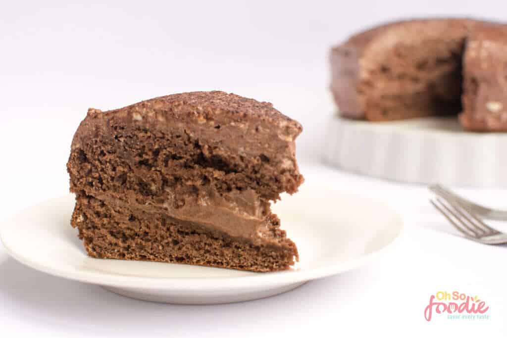 Moist Keto Chocolate Cake With Chocolate Frosting - Oh So Foodie