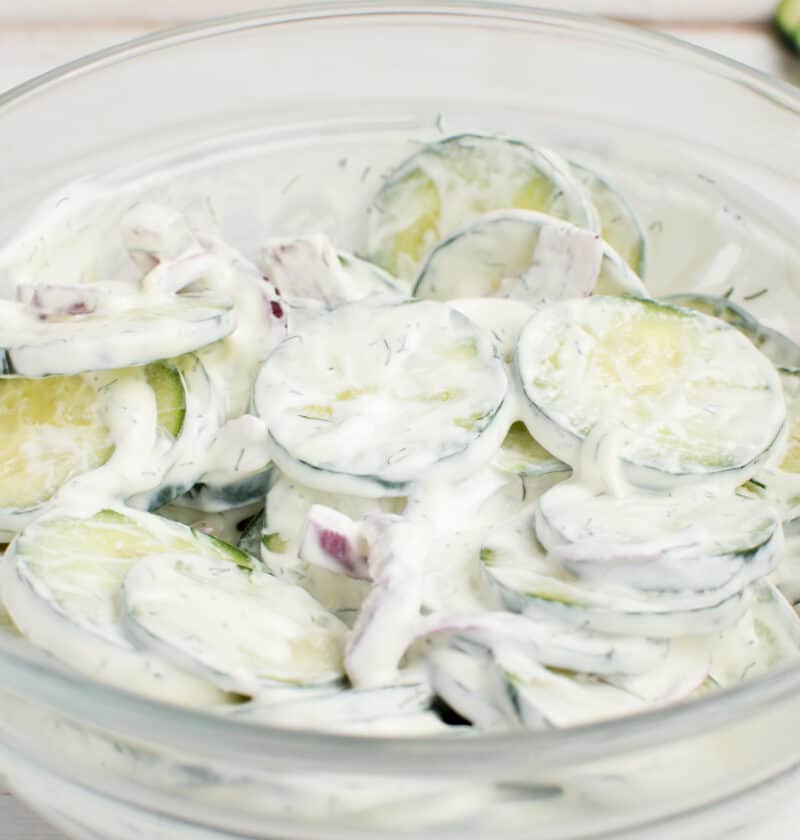 Keto Cucumber Salad Easy Low Carb And Just 6 Ingredients Oh So Foodie
