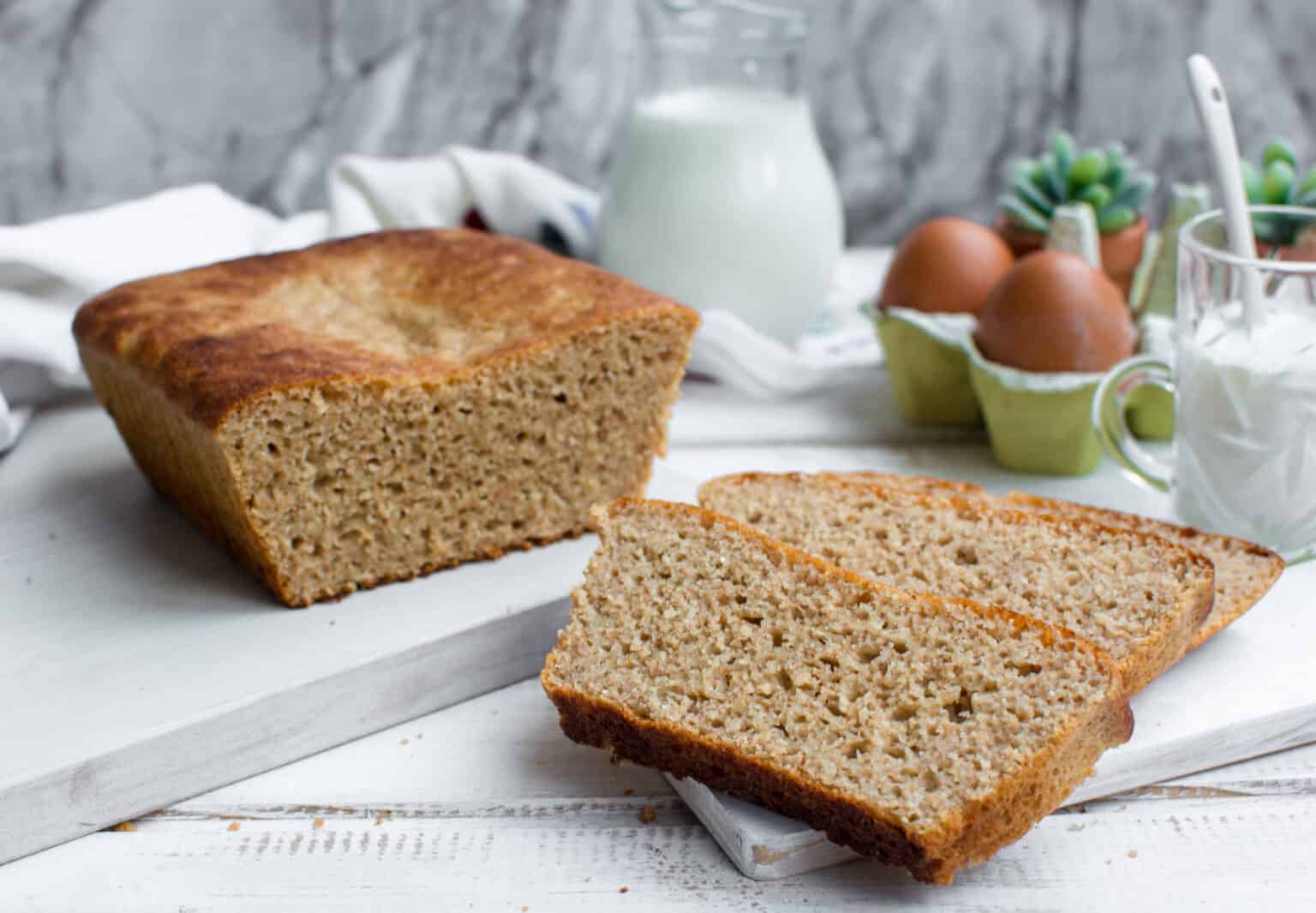 Easy Keto Almond Bread (Low Carb & Gluten Free) - Oh So Foodie