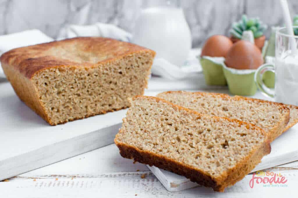 Easy Keto Almond Bread (Low Carb & Gluten Free) - Oh So Foodie