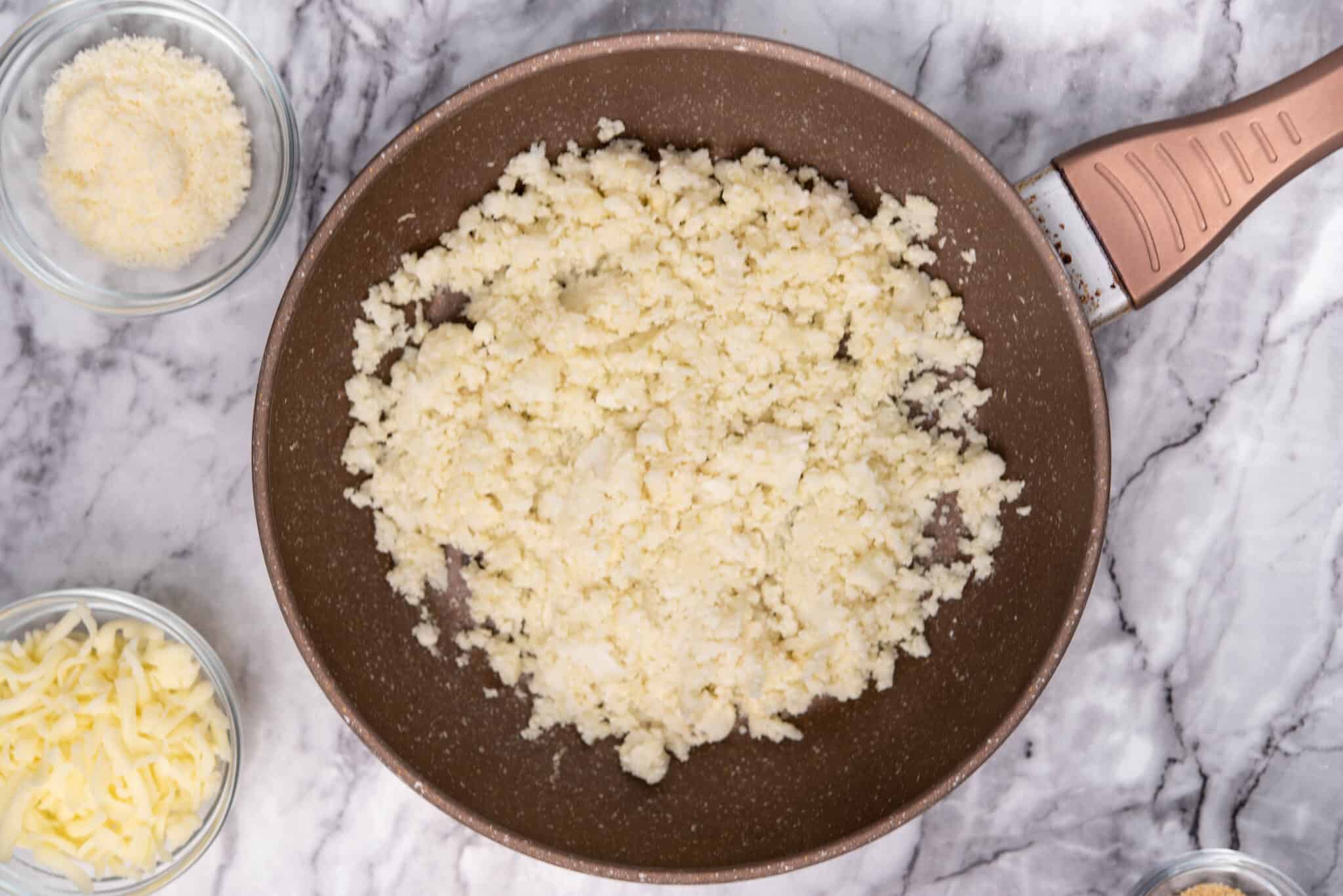 Keto Cauliflower Hash Browns - Oh So Foodie