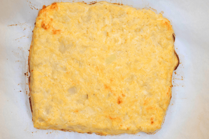 Keto Cauliflower Flatbread Recipe (With Pesto & Parmesan) - Oh So Foodie