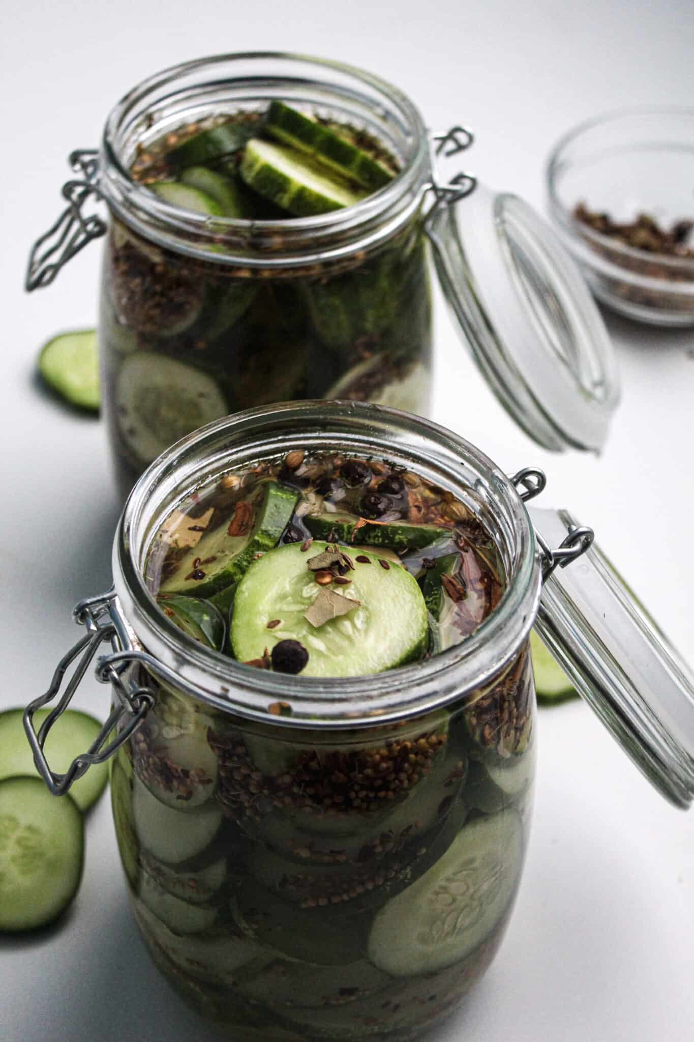 Dill Pickles With Pickling Spice - Oh So Foodie