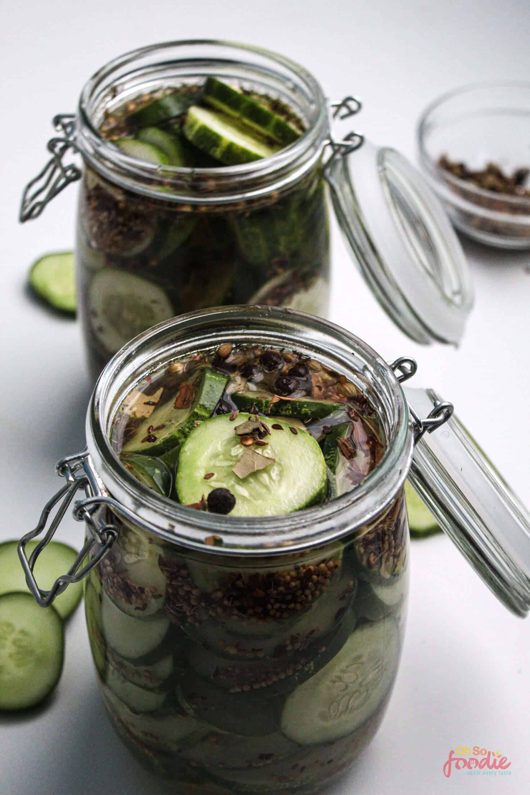 Dill Pickles With Pickling Spice - Oh So Foodie