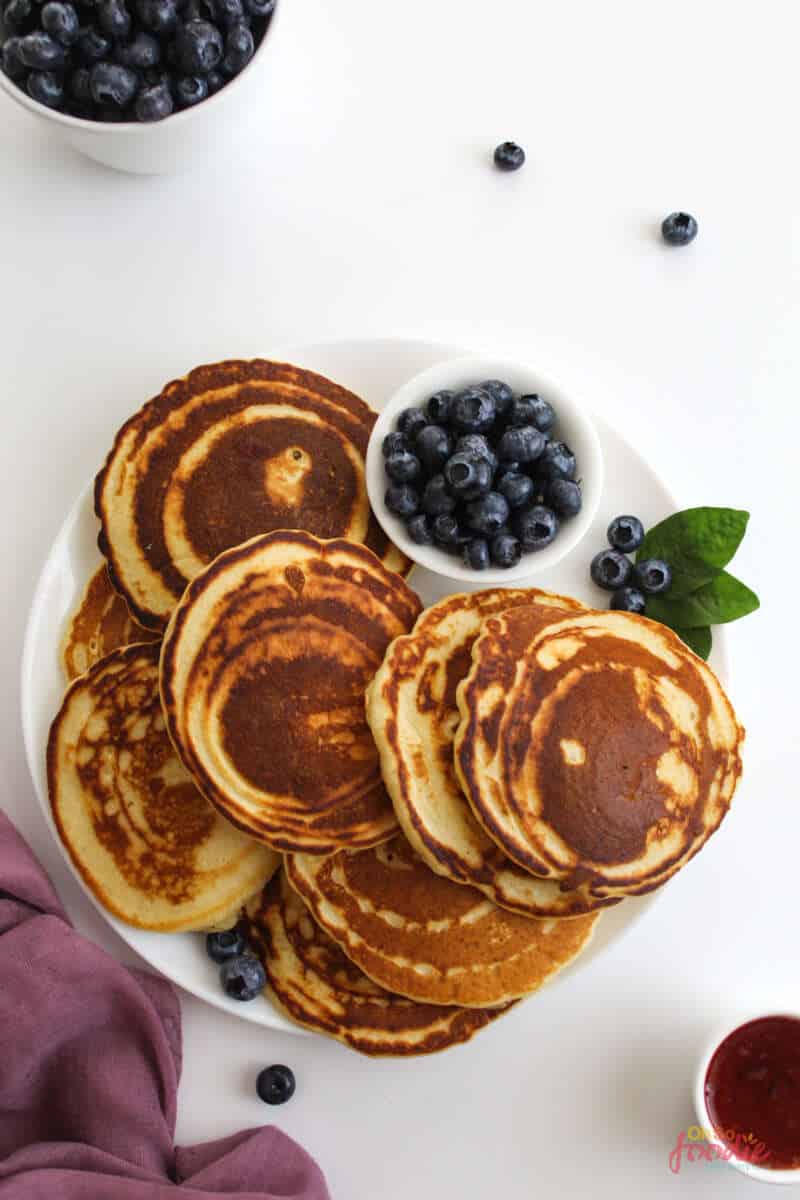 The BEST Evaporated Milk Pancakes - Oh So Foodie