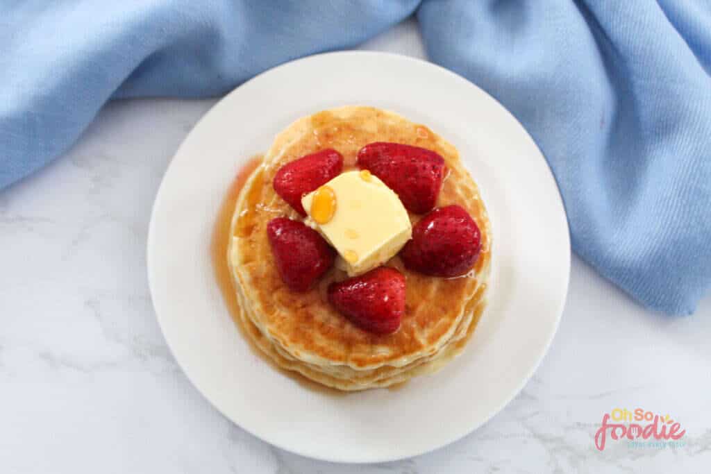 Pancakes Without Eggs - Oh So Foodie