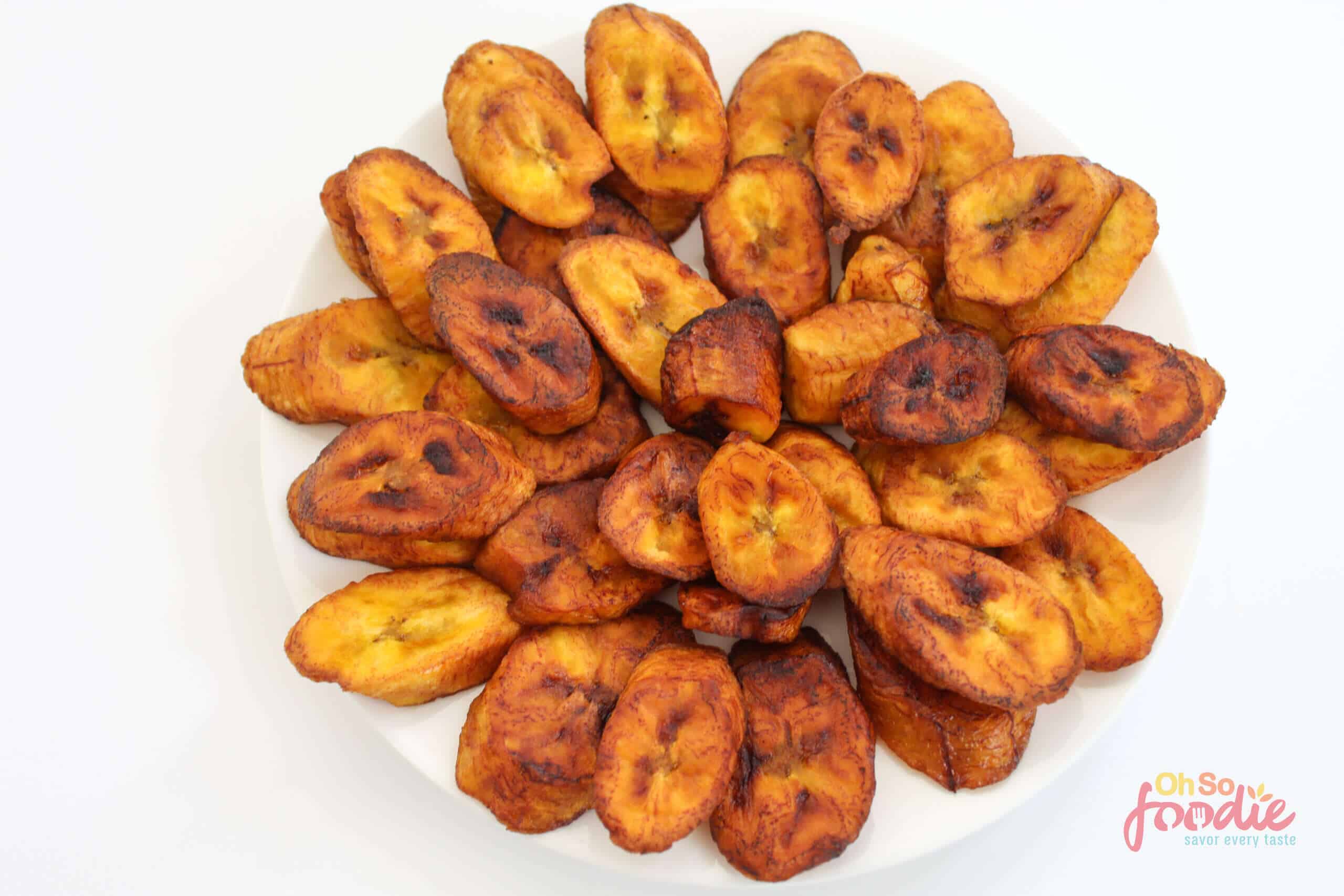 Fried Plantains - Oh So Foodie