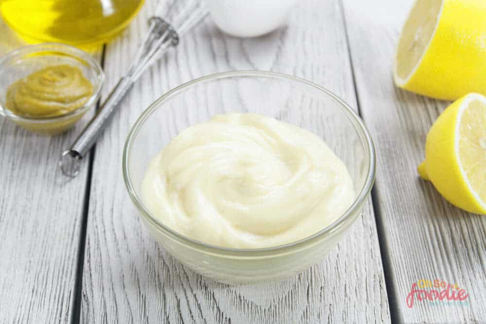 Homemade Mayo From Scratch - 3 Ways! - Oh So Foodie