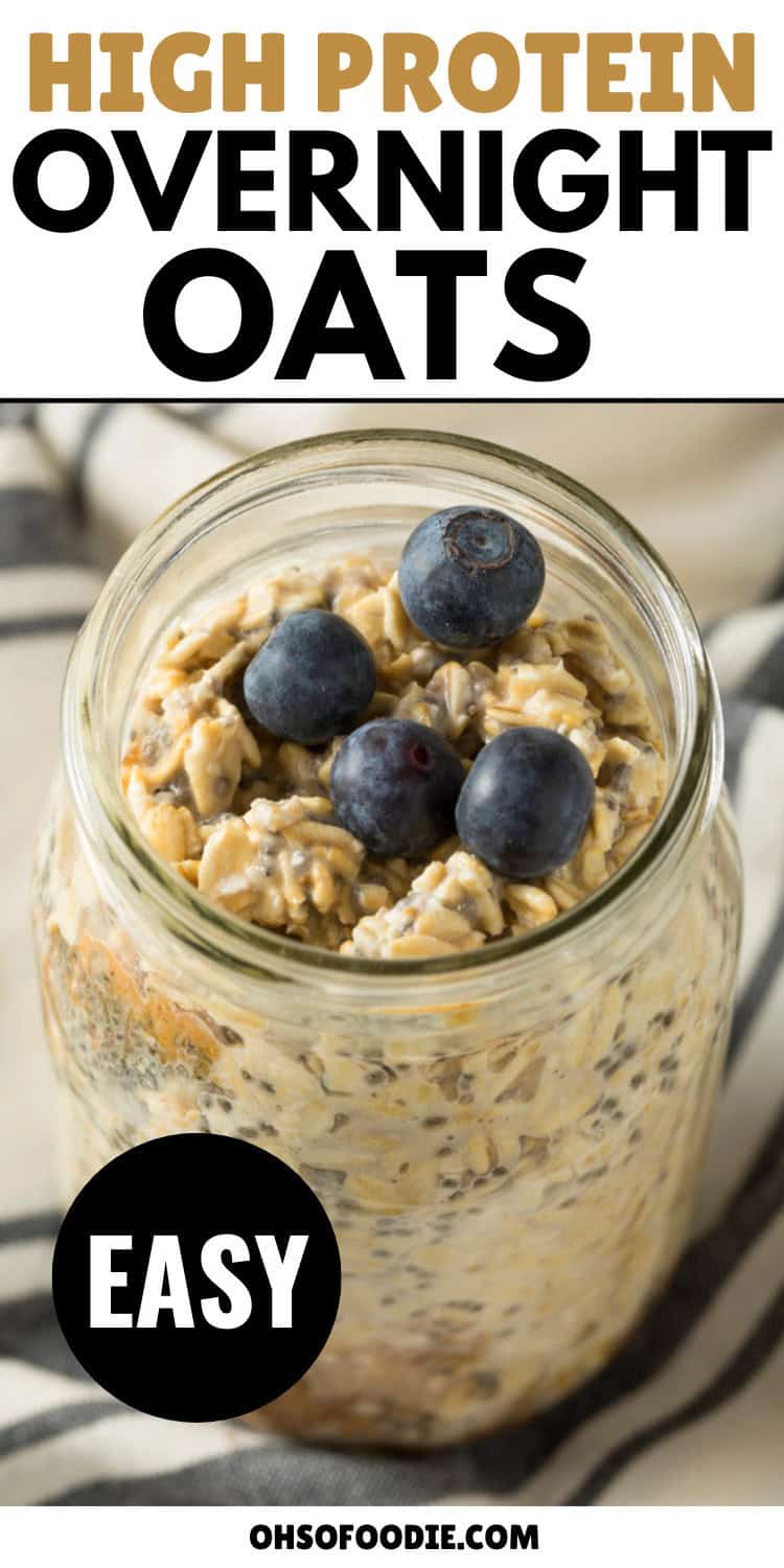 Protein Overnight Oats - Proats Recipe! - Oh So Foodie
