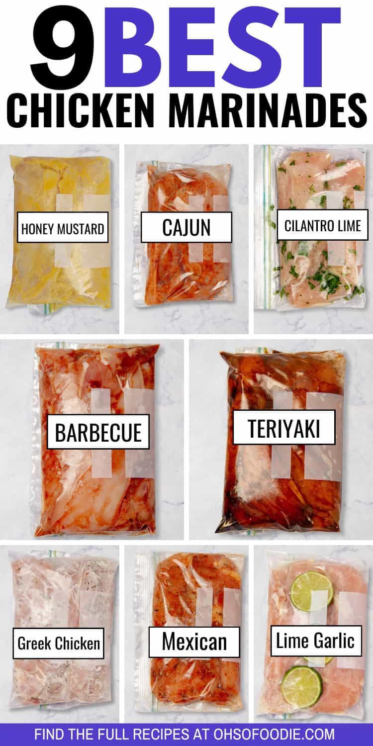 9 Easy Chicken Marinade Recipes You Must Try - Oh So Foodie