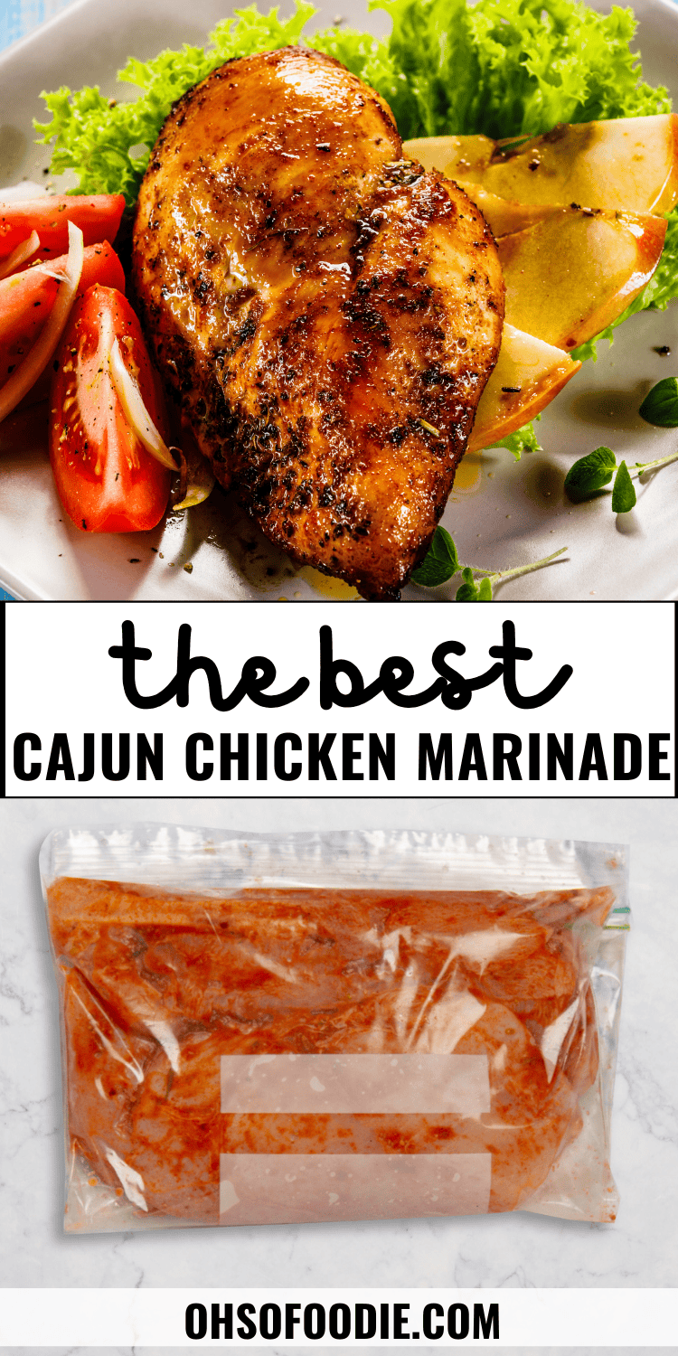 Cajun Chicken Marinade - Oh So Foodie