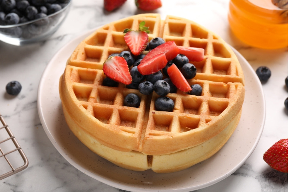 Scratch Waffles (The Best!) - Oh So Foodie