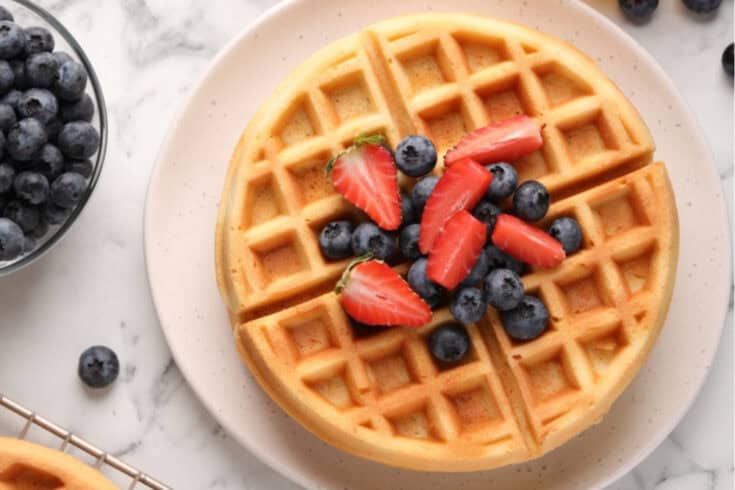 Scratch Waffles (The Best!) - Oh So Foodie