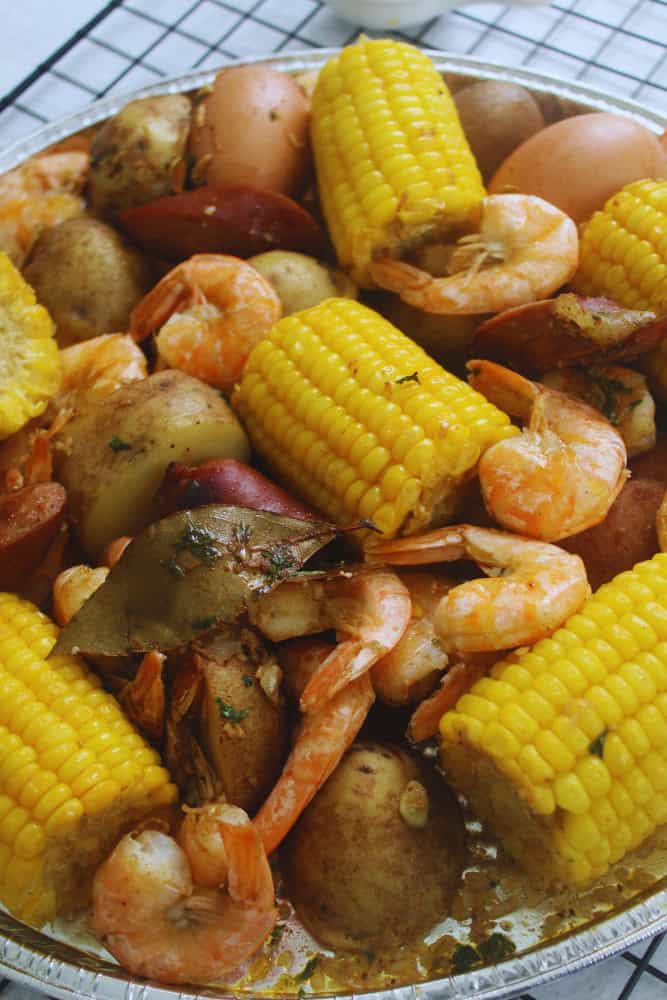 Shrimp Boil Bag Recipe - Oh So Foodie